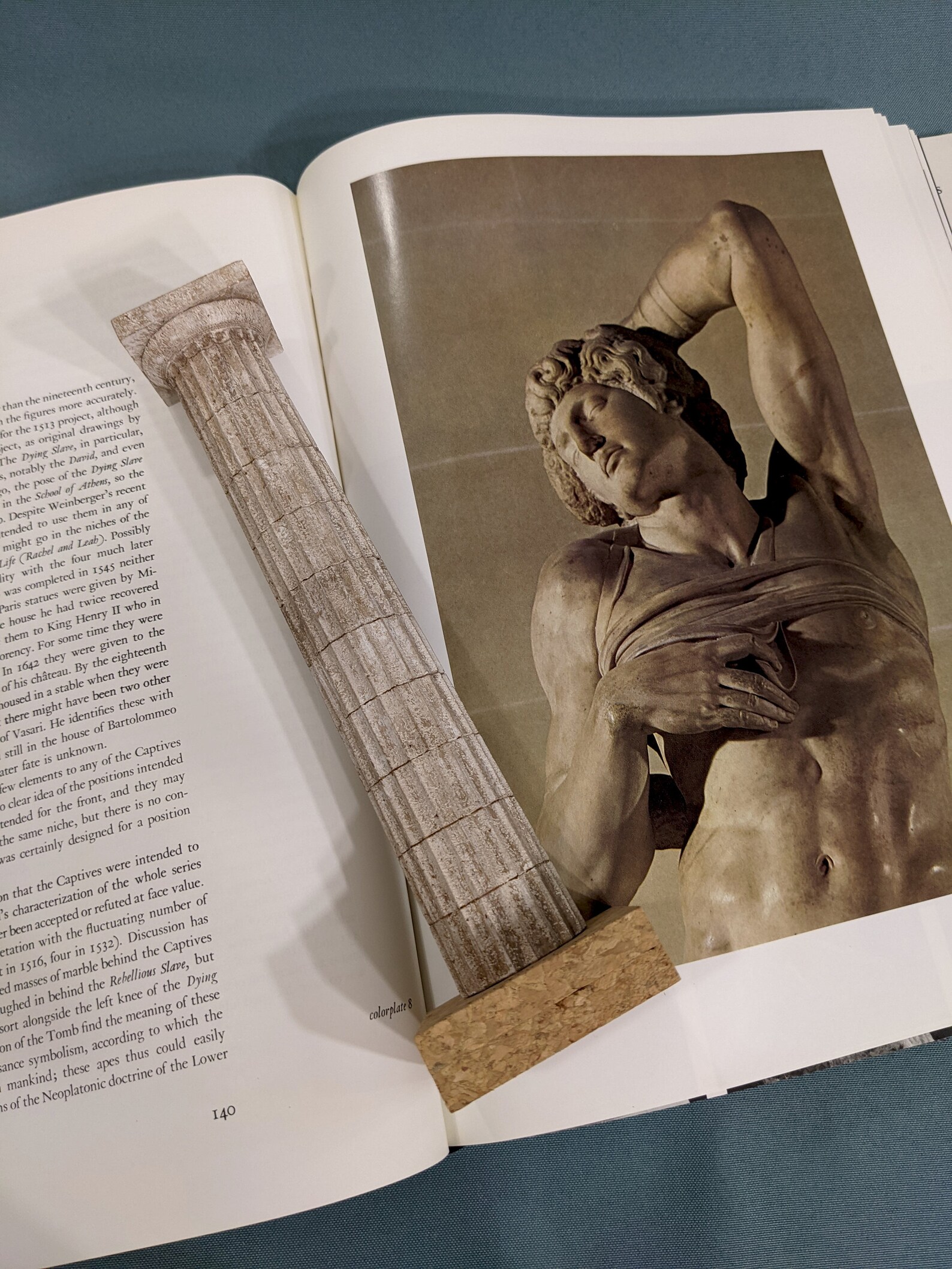 Cork Model Parthenon Column Athens Greece Ancient - Etsy