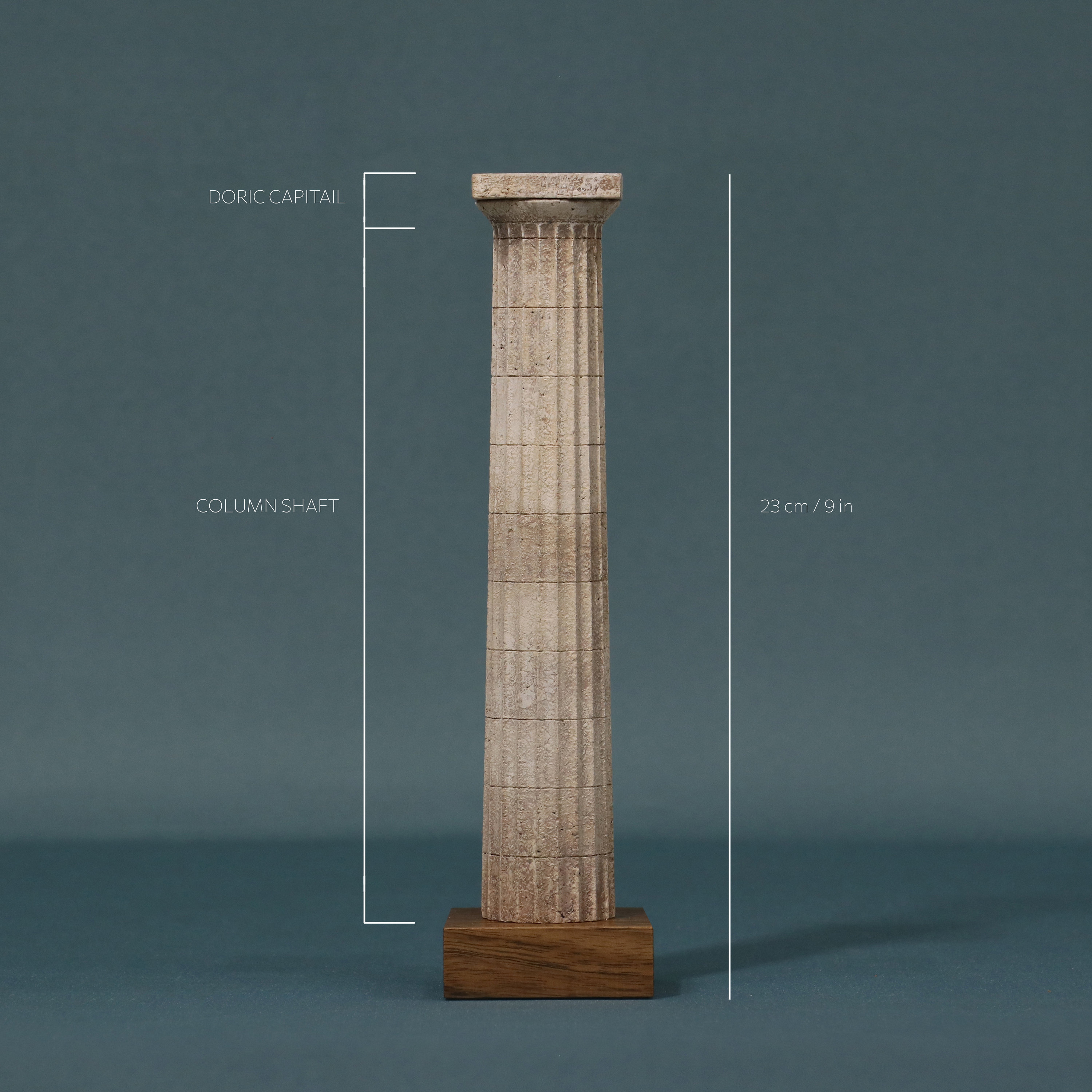 Greek Columns From Hera II Temple and Parthenon • Doric Order Column ...