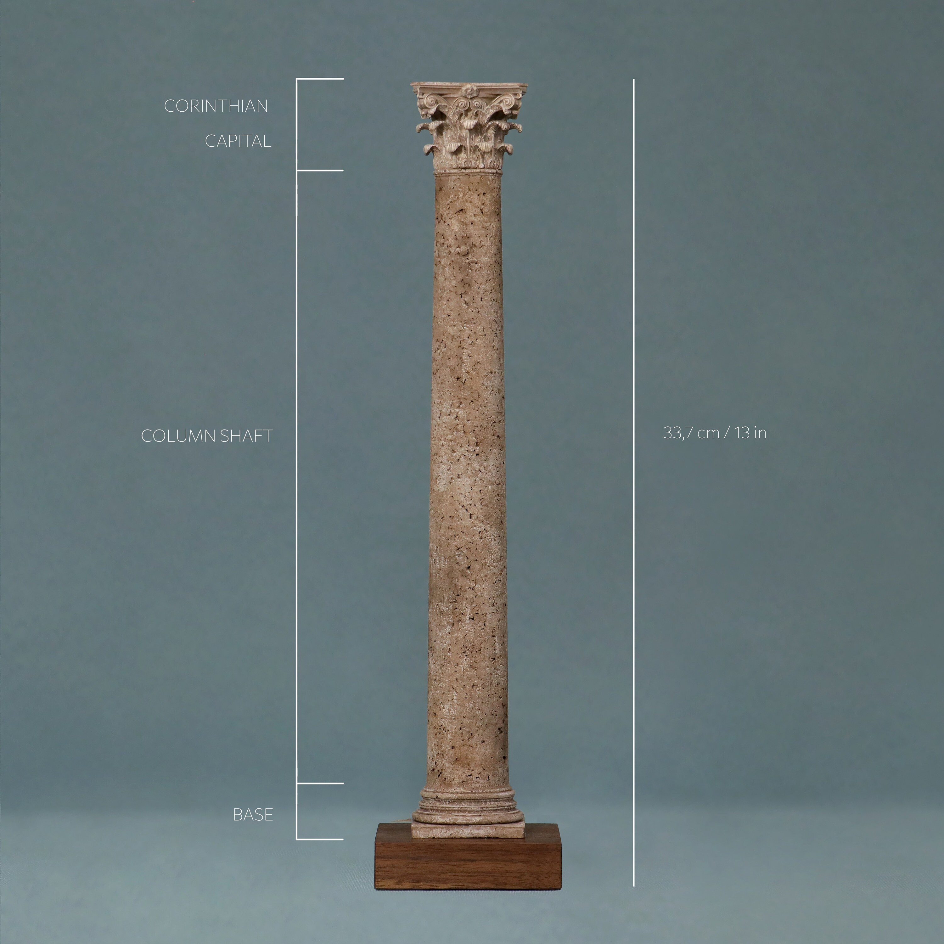 Roman Column Architectural Model of the Pantheon • Cork and Gypsum ...