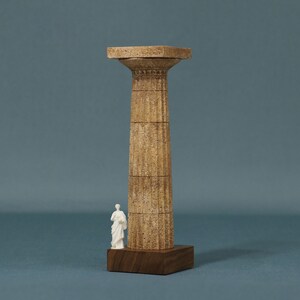 Greek Columns From Hera II Temple and Parthenon • Doric Order Column ...