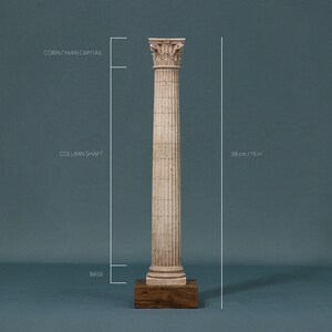 Сorinthian Order Columns Set • Architectural Cork Model • Ancient Rome ...