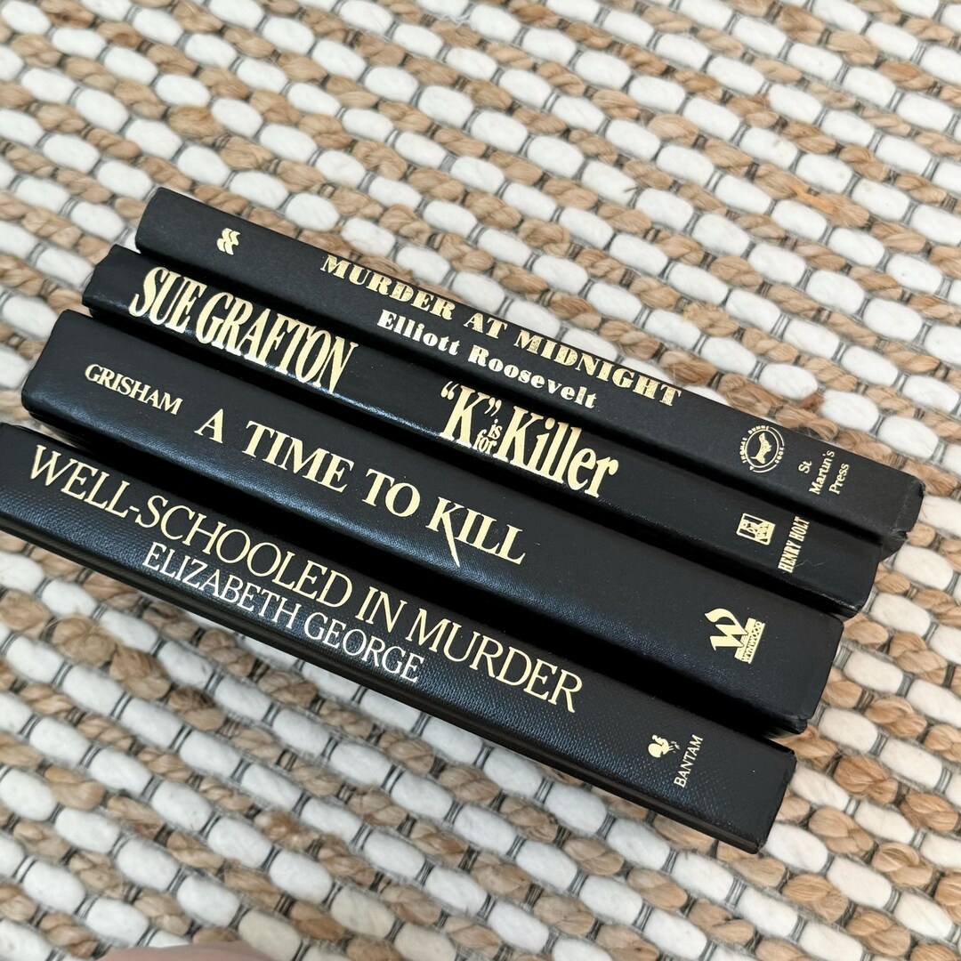 Black and Gold Hardback Book Collection Bundle Halloween Autumn Décor ...