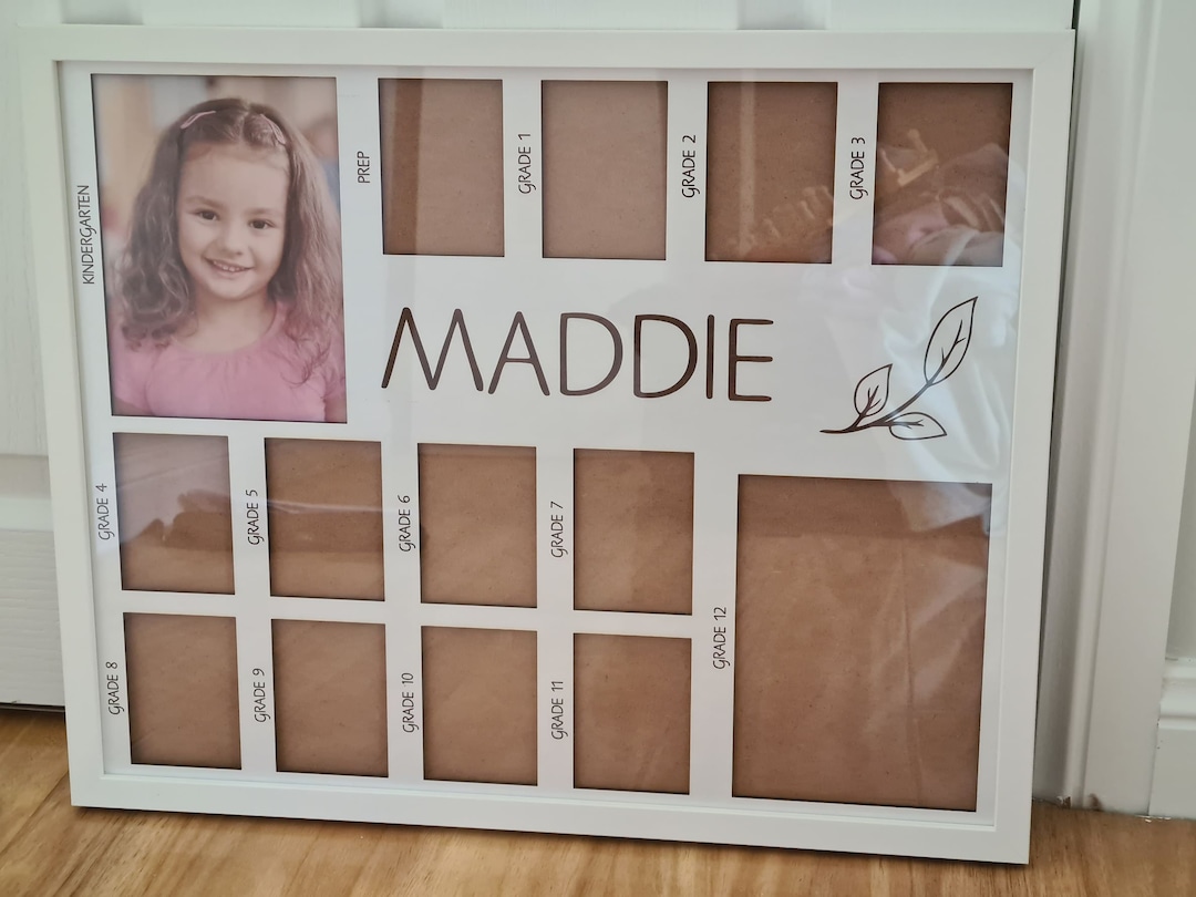 School Years Photo White or Pine Frame - School Years Frame - School ...