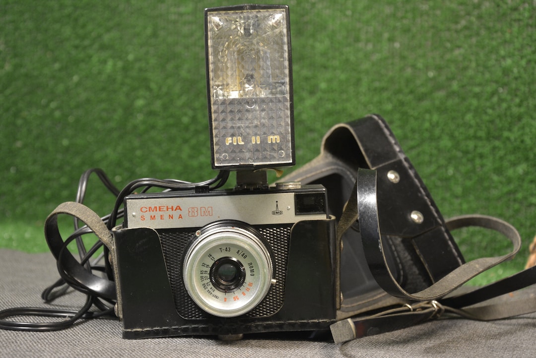 Smena 8M Camera and Flash Vintage Working Camera Photography Gifts ...