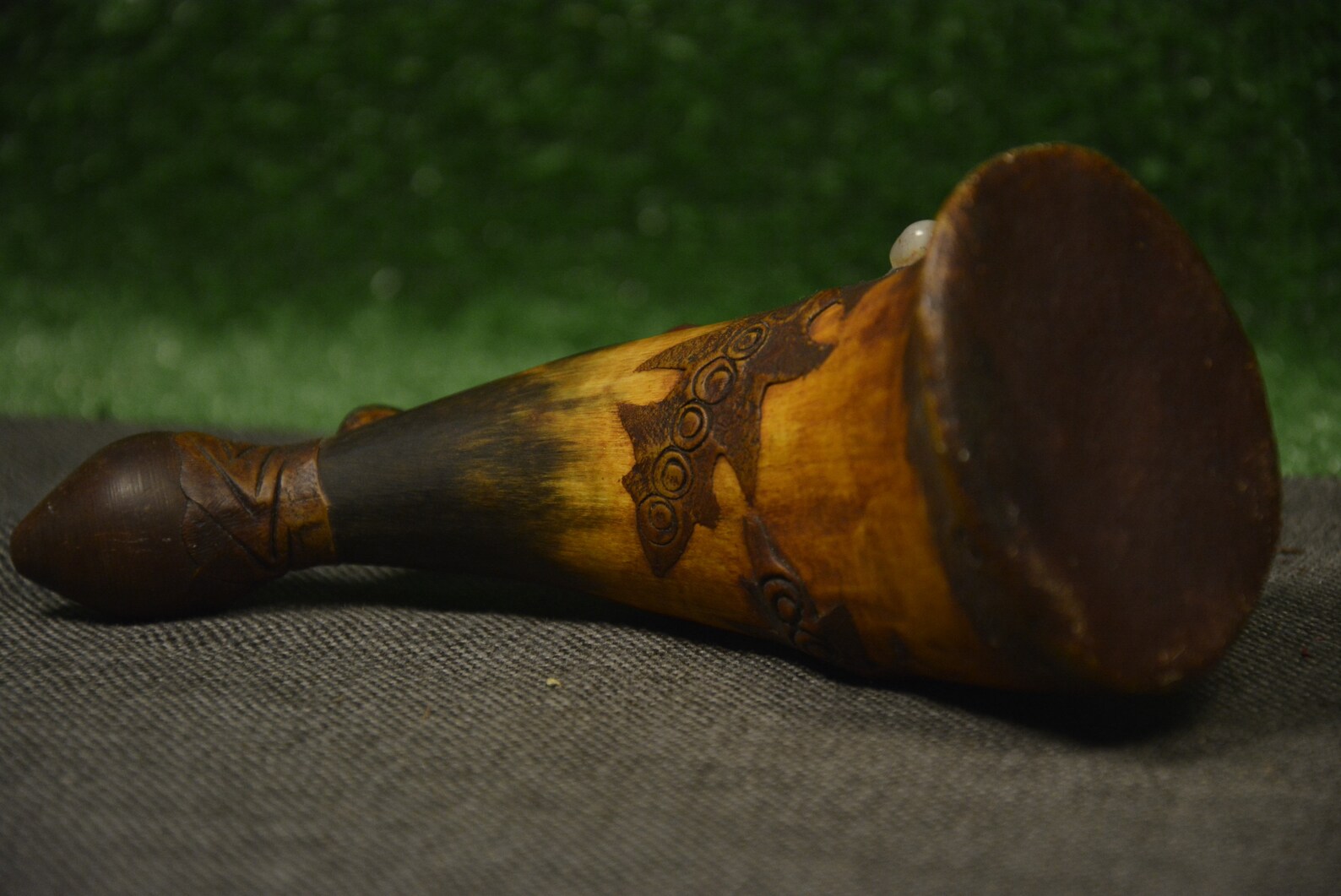 Pipe Pipe of a Horn Hand Made Pipe Wood Pipe semi | Etsy