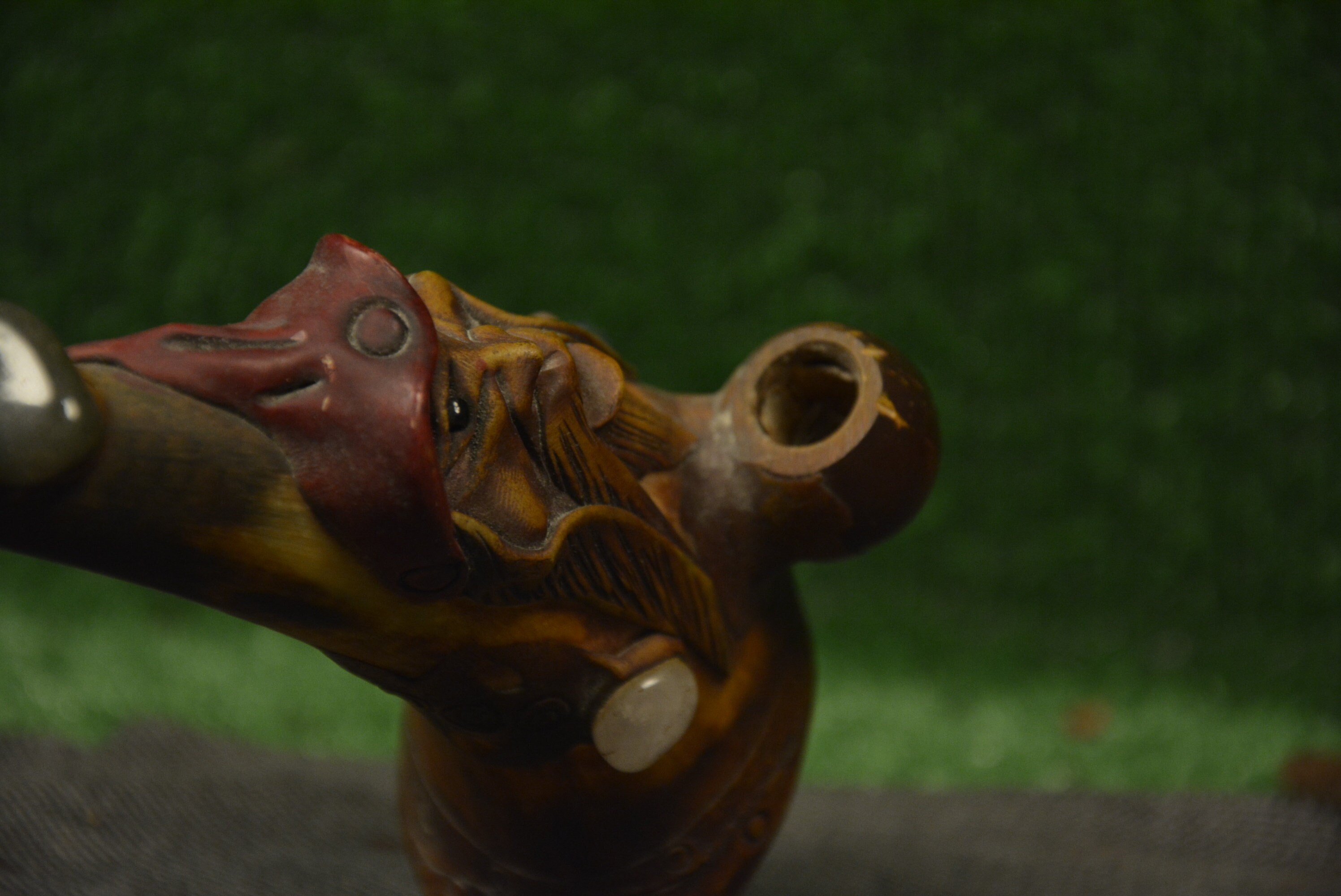 Pipe Pipe of a Horn Hand Made Pipe Wood Pipe semi - Etsy