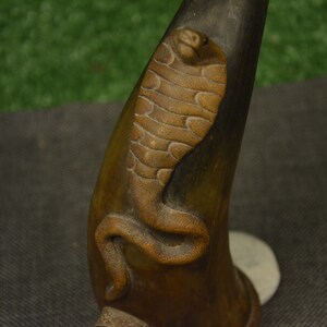 Pipe Snake - Pipe of a Horn - Hand Made Pipe - Wood Pipe - Snake ...