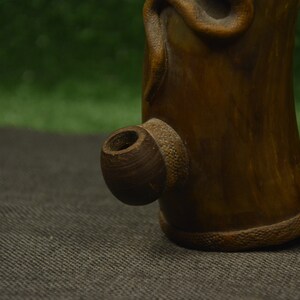 Pipe Snake - Pipe of a Horn - Hand Made Pipe - Wood Pipe - Snake ...