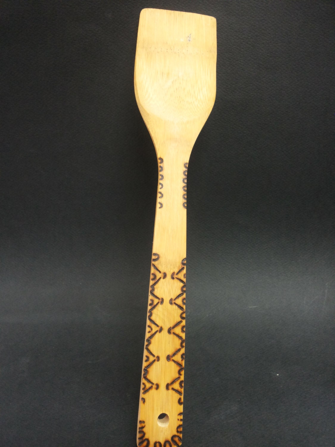 Vintage Wooden Stirrer Handmade Stirrerpyrography Wooden - Etsy Denmark