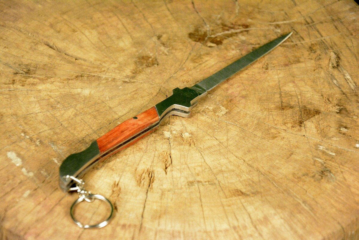 Pocket Knife Long Blade Pocket Knife Metal Handle Knife - Etsy