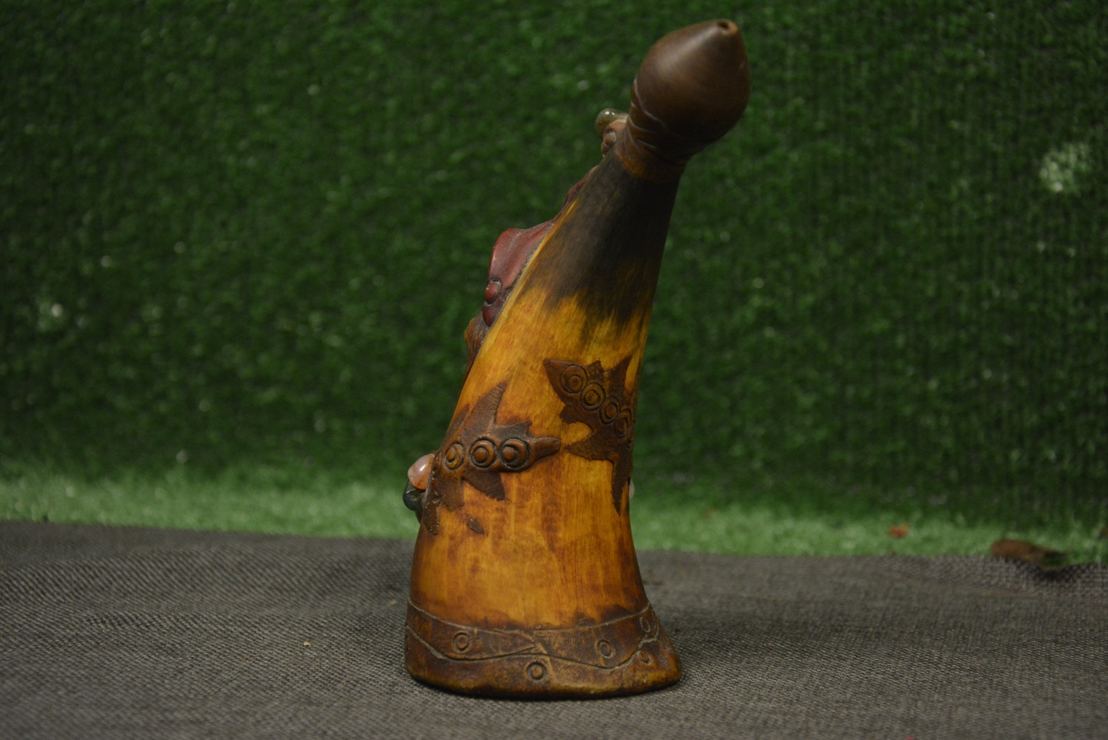 Pipe Pipe of a Horn Hand Made Pipe Wood Pipe semi | Etsy