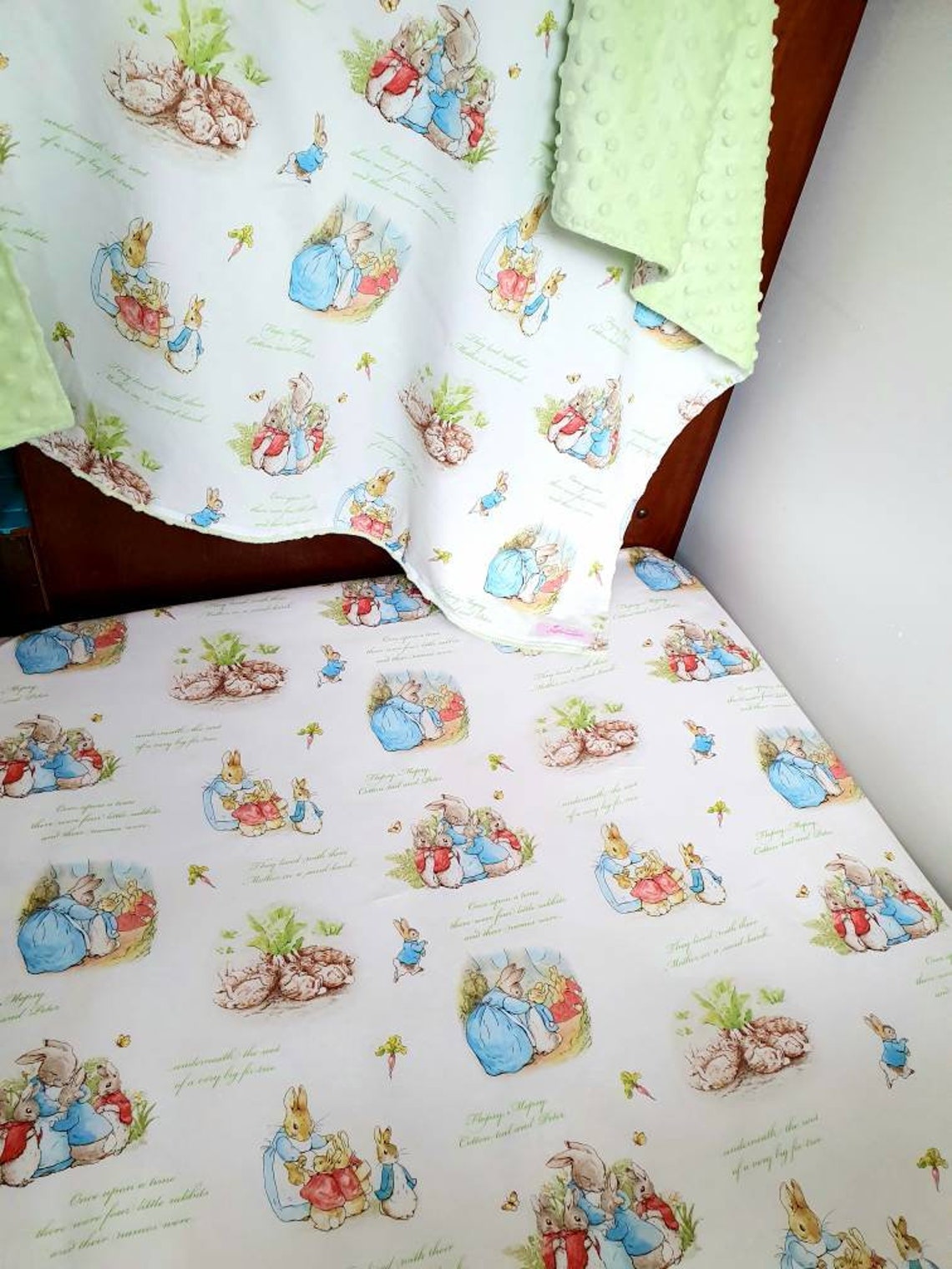 Peter Rabbit Sheet Peter Rabbit Crib Sheet Peter Rabbit | Etsy