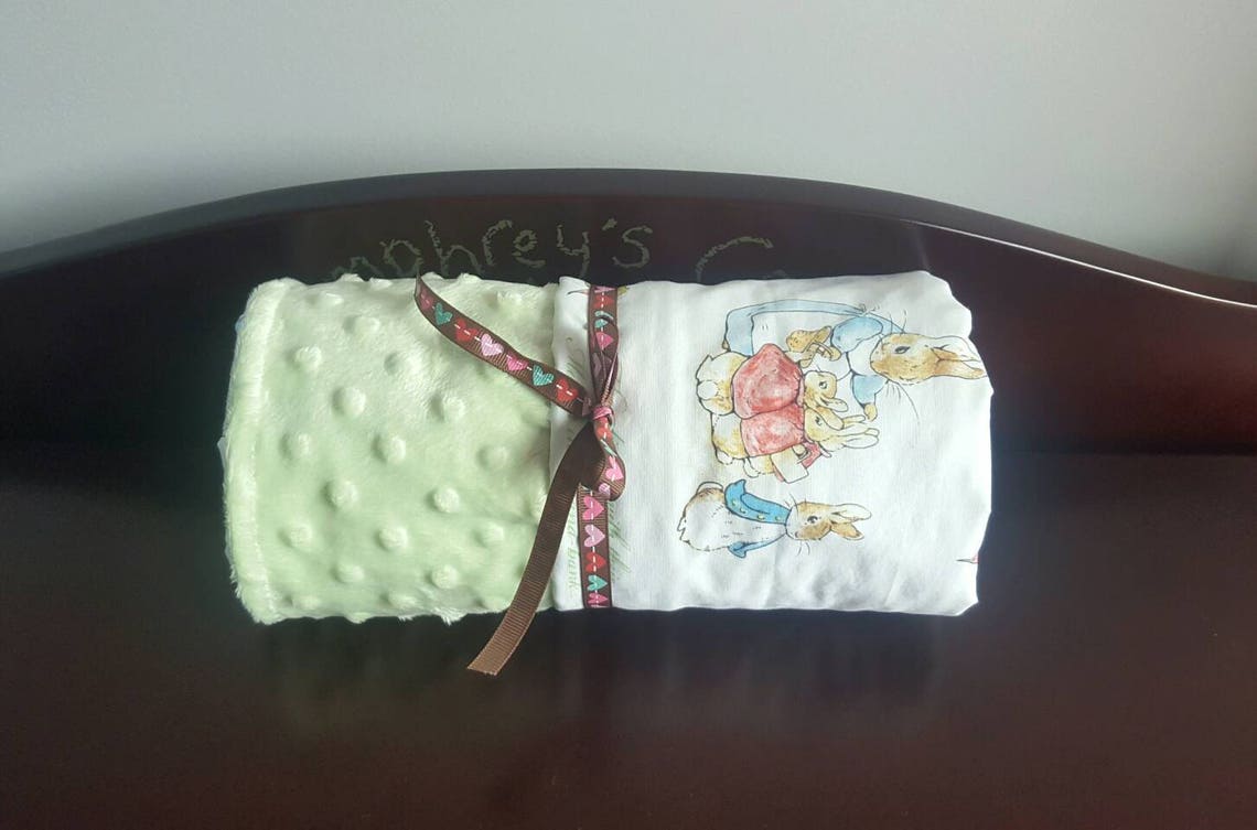 Peter Rabbit Baby Blanket Beatrix Potter Nursery Minky - Etsy