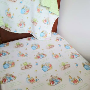 Peter Rabbit Sheet Peter Rabbit Crib Sheet Peter Rabbit Crib Bedding ...