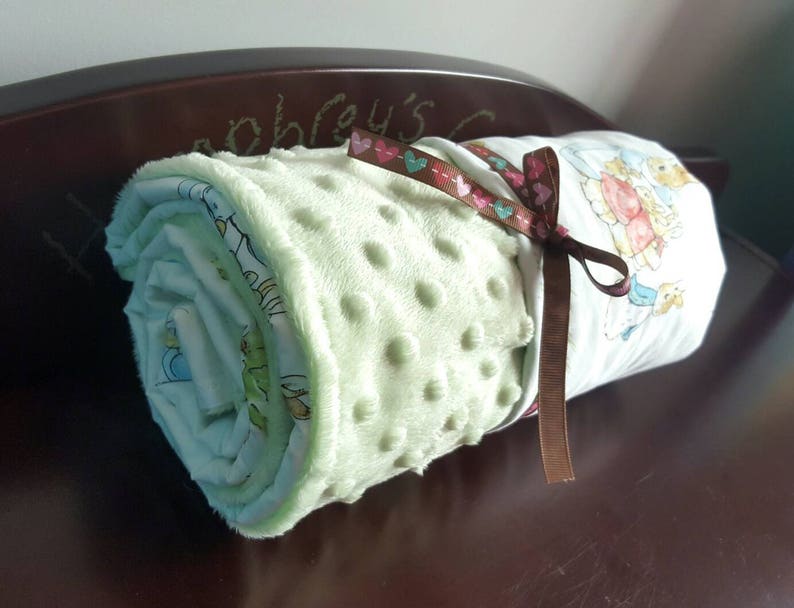 Peter Rabbit Baby Blanket Beatrix Potter Nursery Minky - Etsy