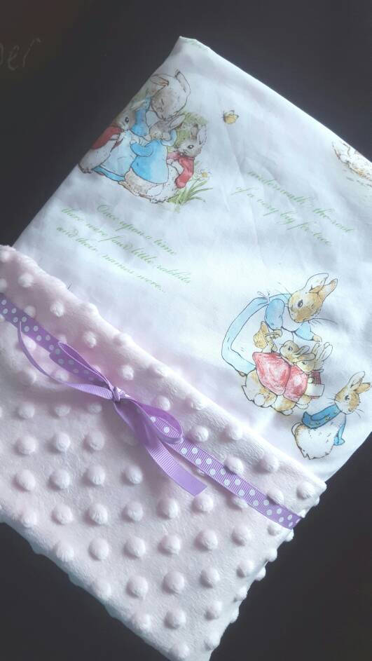 Peter Rabbit Baby Blanket Beatrix Potter Nursery Minky - Etsy