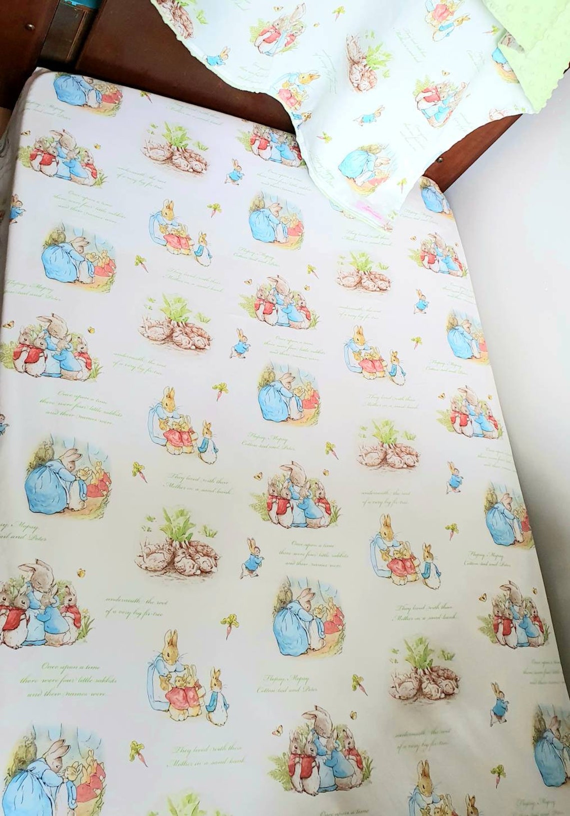 Peter Rabbit Sheet Peter Rabbit Crib Sheet Peter Rabbit | Etsy