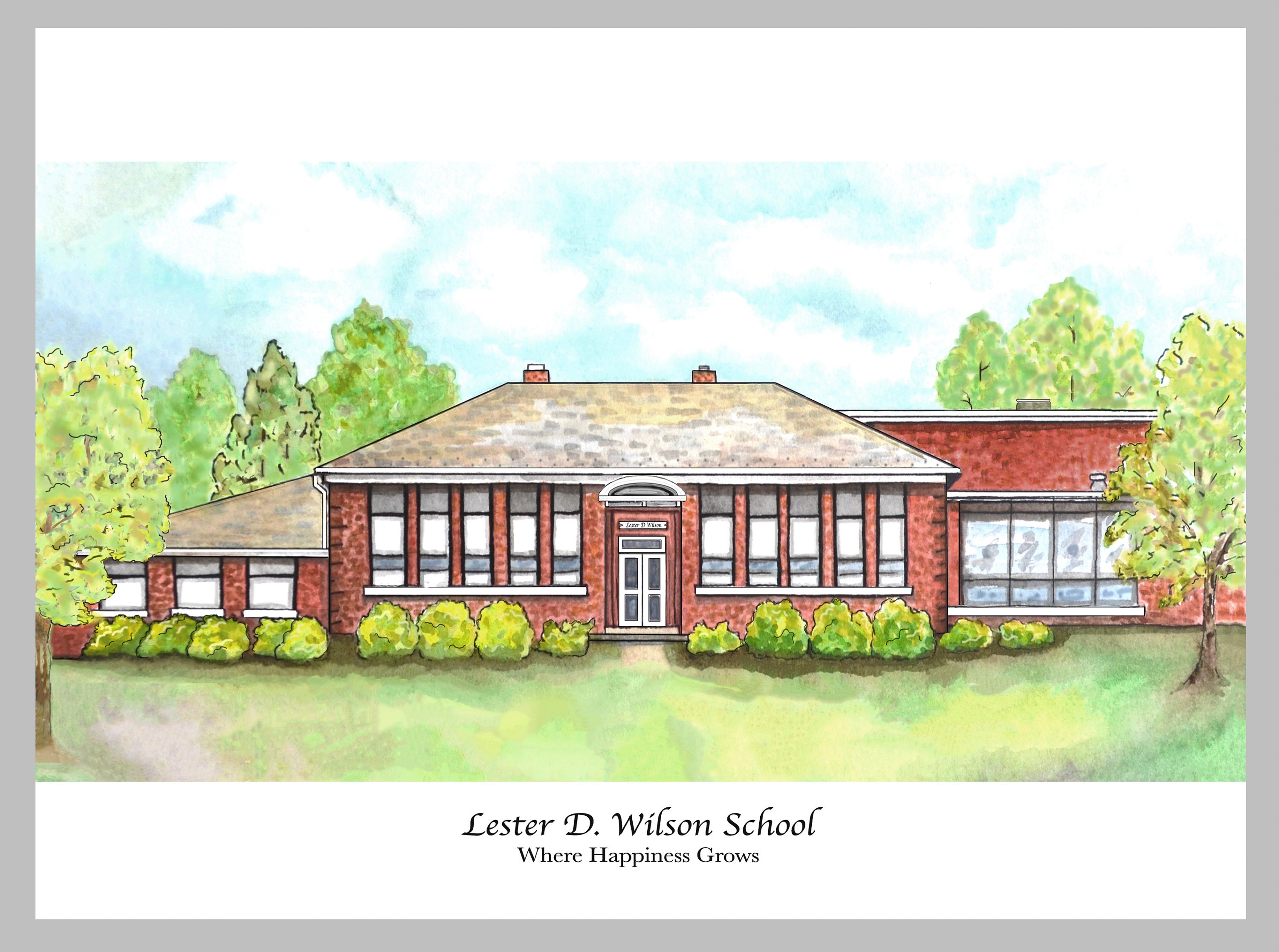 Wilson Elementary School Note Card Set Lester D Alexandria Township New ...