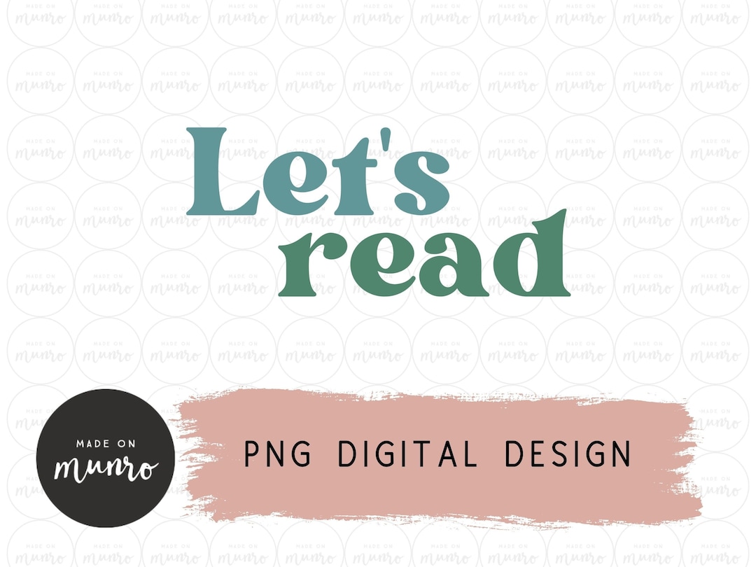 Let's Read Png File, Reading Sublimation, Let's Read Digital Download ...