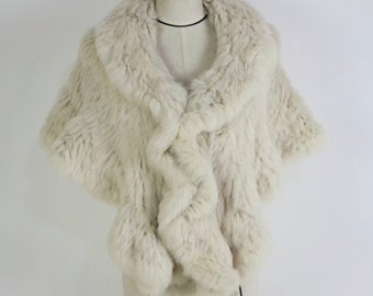 Rabbit Fur Cape | Etsy