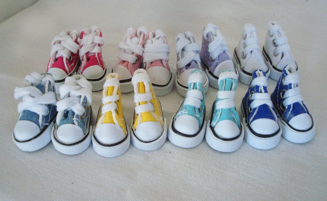 Blythe Shoes Canvas Sneakers for Jointed Body Doll 1.5" Long - Etsy