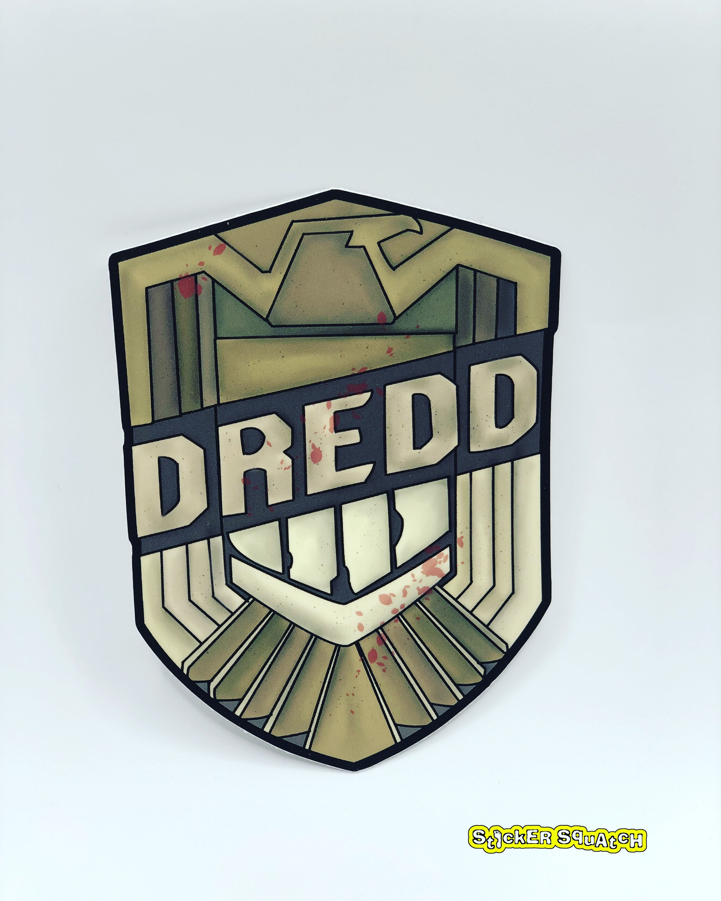 Judge Dredd Badge Premium Vinyl Sticker | Etsy
