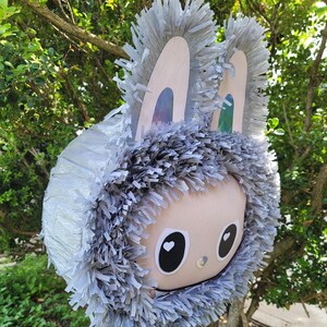 LABUBU Traditional Mexican Party Piñata Silver/gray - Etsy