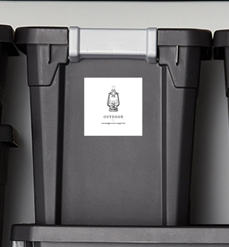 HOME STORAGE LABELS | Printable | Digital Download | 4 X 4 | Engraved ...