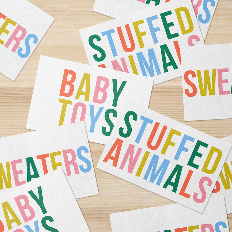 Nursery Labels - Etsy