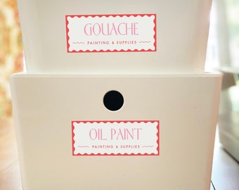 Kids Arts & Crafts Labels - Printable Organizing Labels (digital ...