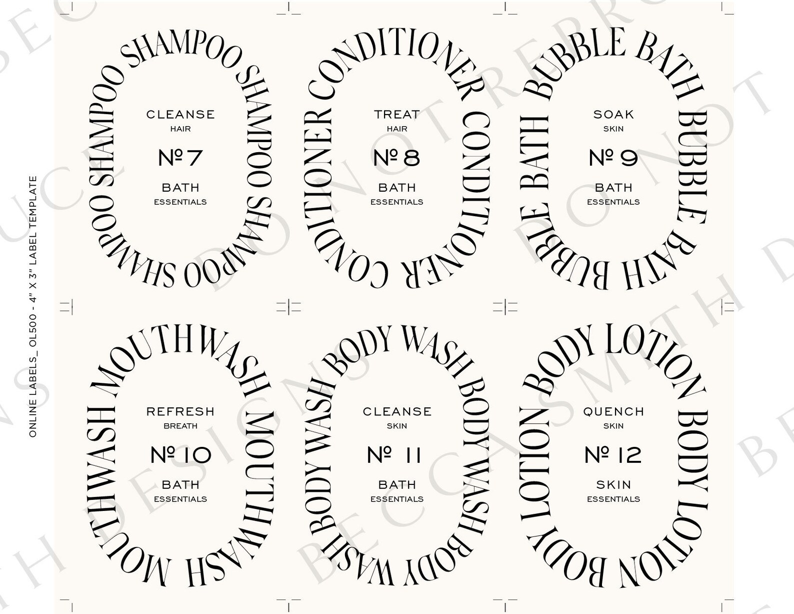 BATHROOM LABELS | PDF | Digitaldownload | Printable | Home Organization ...