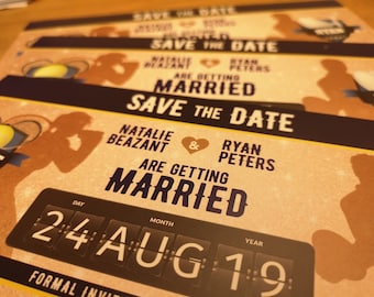 GAA Invitation - GAA Match Ticket Themed Wedding & Party Invitation ...
