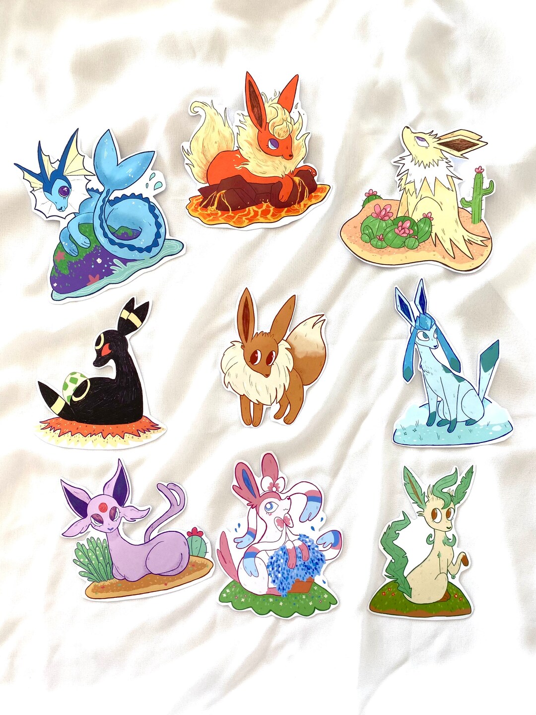 Eeveelution Stickers - Etsy