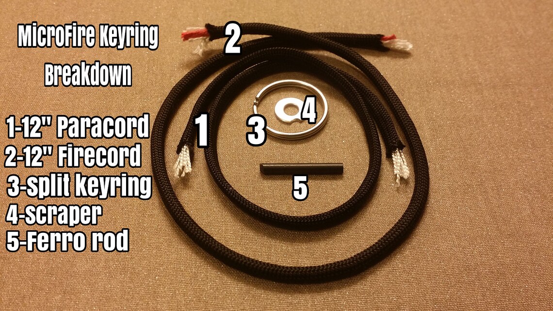 Micro Fire Key Ring - Etsy