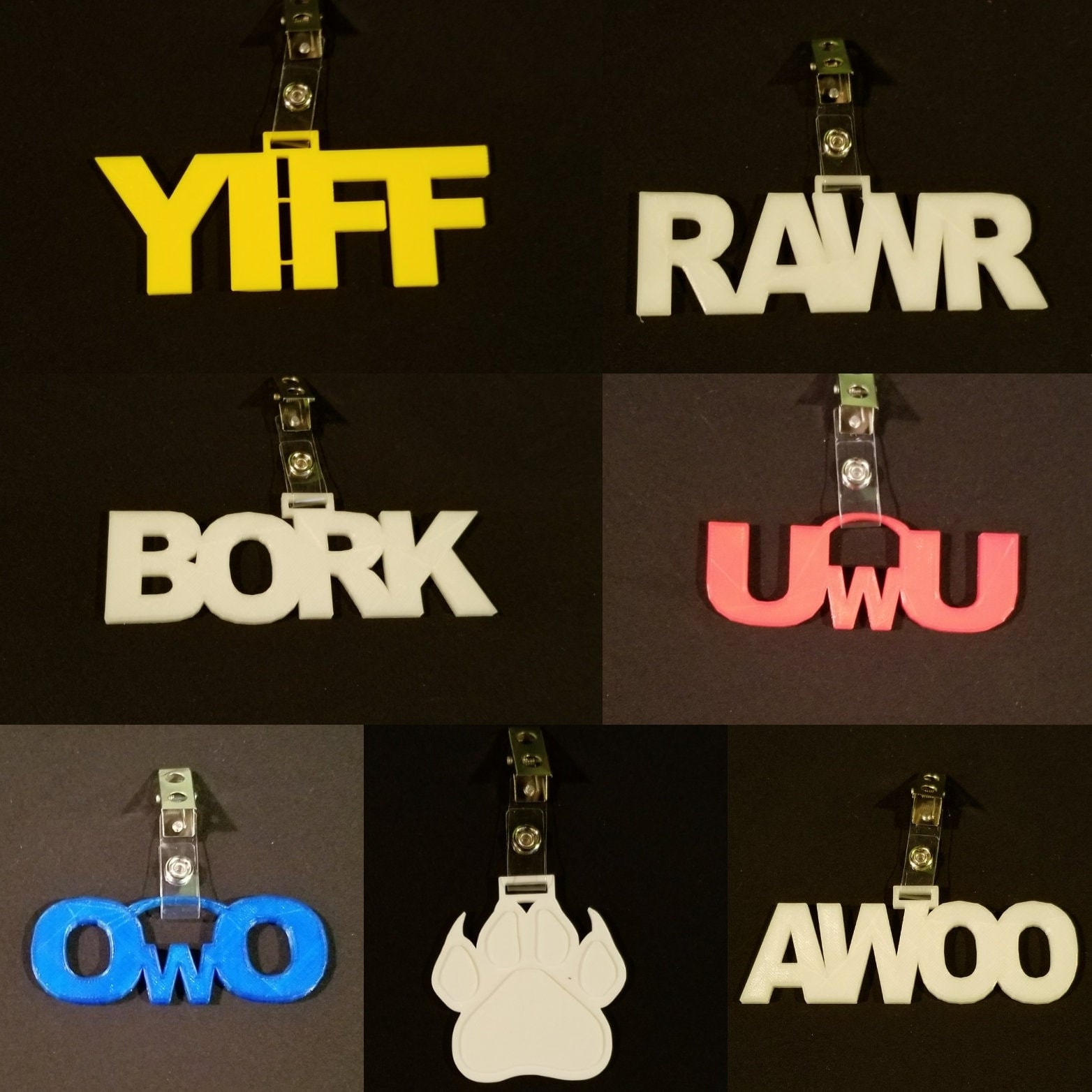 Furry Badges - Etsy