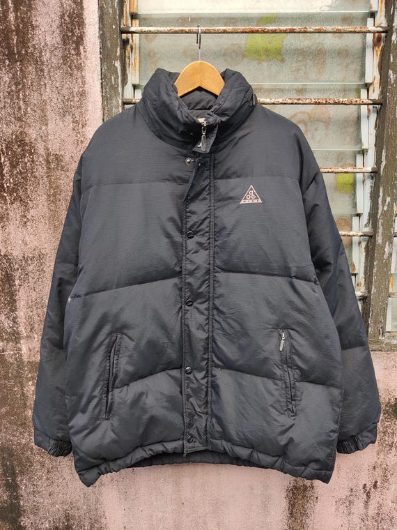 Vintage Distressed Nike ACG Puffer Duck Down Jacket - Gem