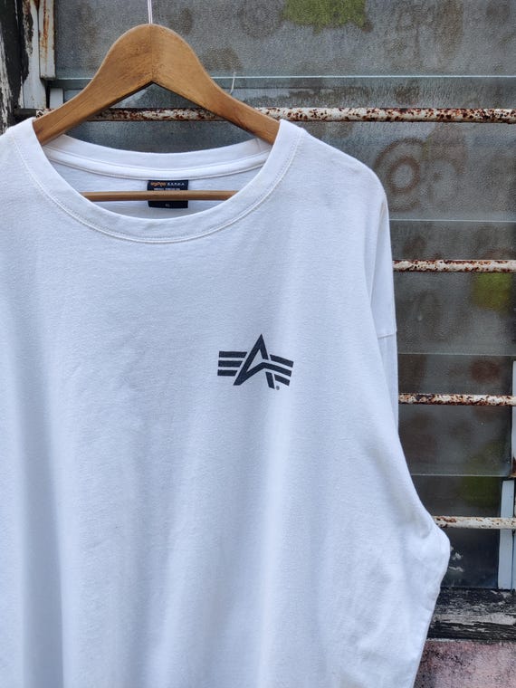 Vintage Alpha Industries Army Big Logo Shirt - Gem