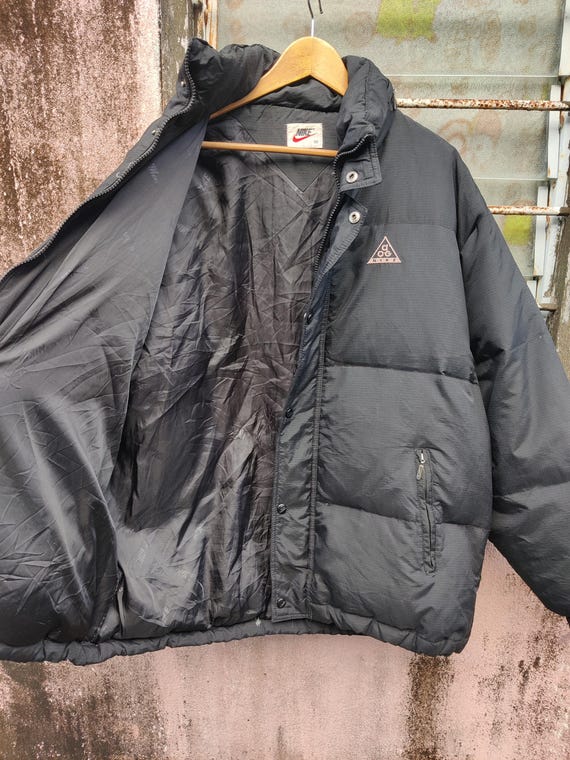 Vintage Distressed Nike ACG Puffer Duck Down Jacket - Gem