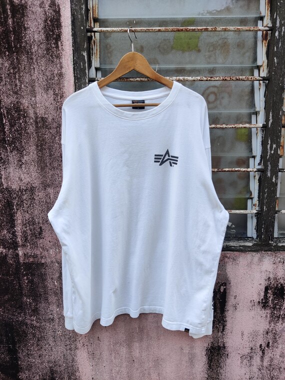 Vintage Alpha Industries Army Big Logo Shirt - Gem