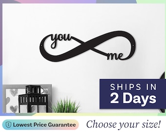 You and Me Infinity Sign - Etsy