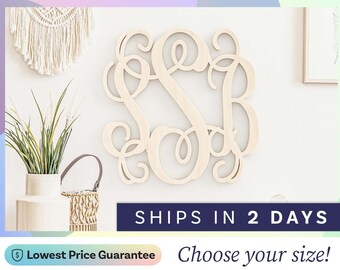 24 Inch Monogram | Etsy