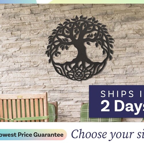 Tree of Life Metal Sign Family Roots Steel Wall Sign Metal - Etsy