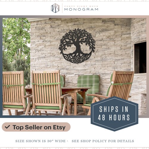 Tree of Life Metal Sign Family Roots Steel Wall Sign Metal | Etsy