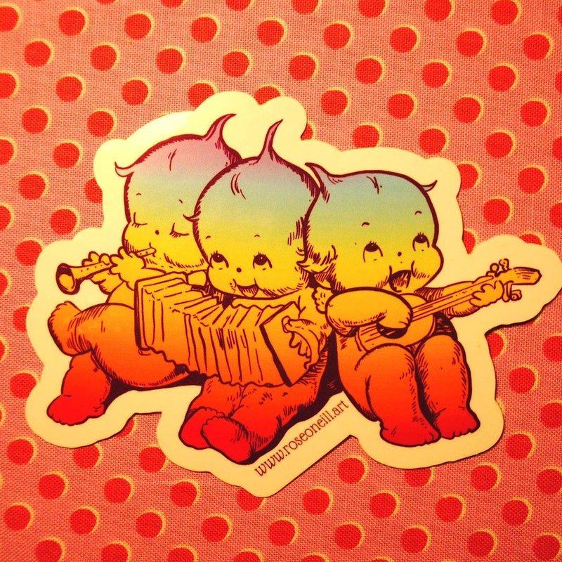 Kewpie Doll Sticker - Etsy