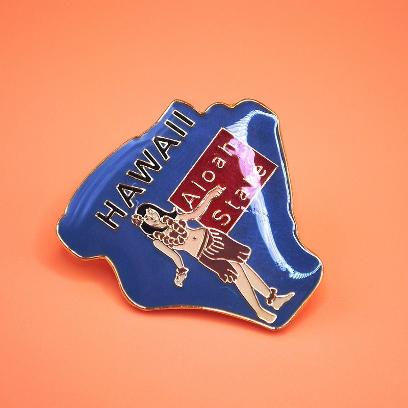 Hawaii Enamel Pin - Etsy