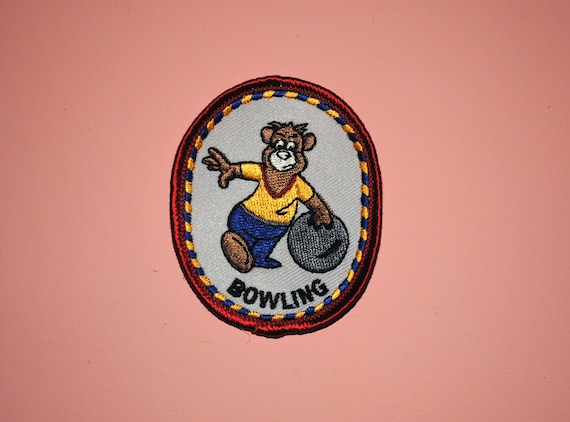 Bear Bowling Vintage Scout Patch - Gem