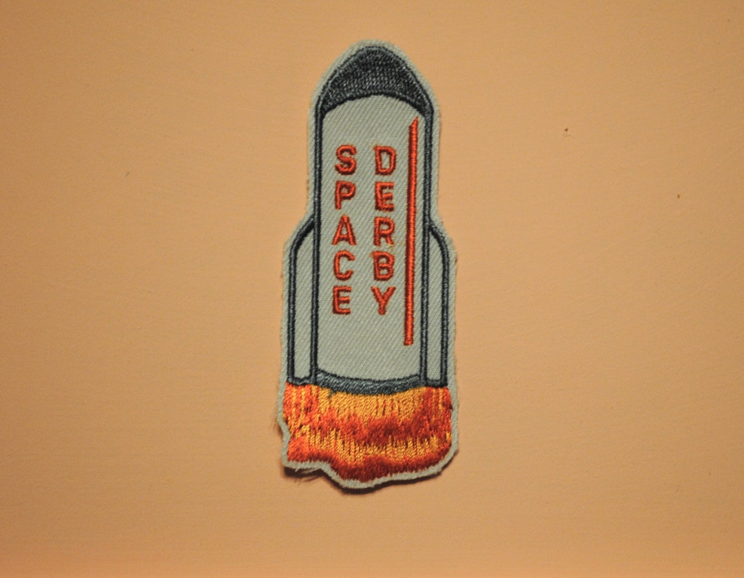 Space Derby Rocket Ship Vintage Patch dünn - Etsy Österreich