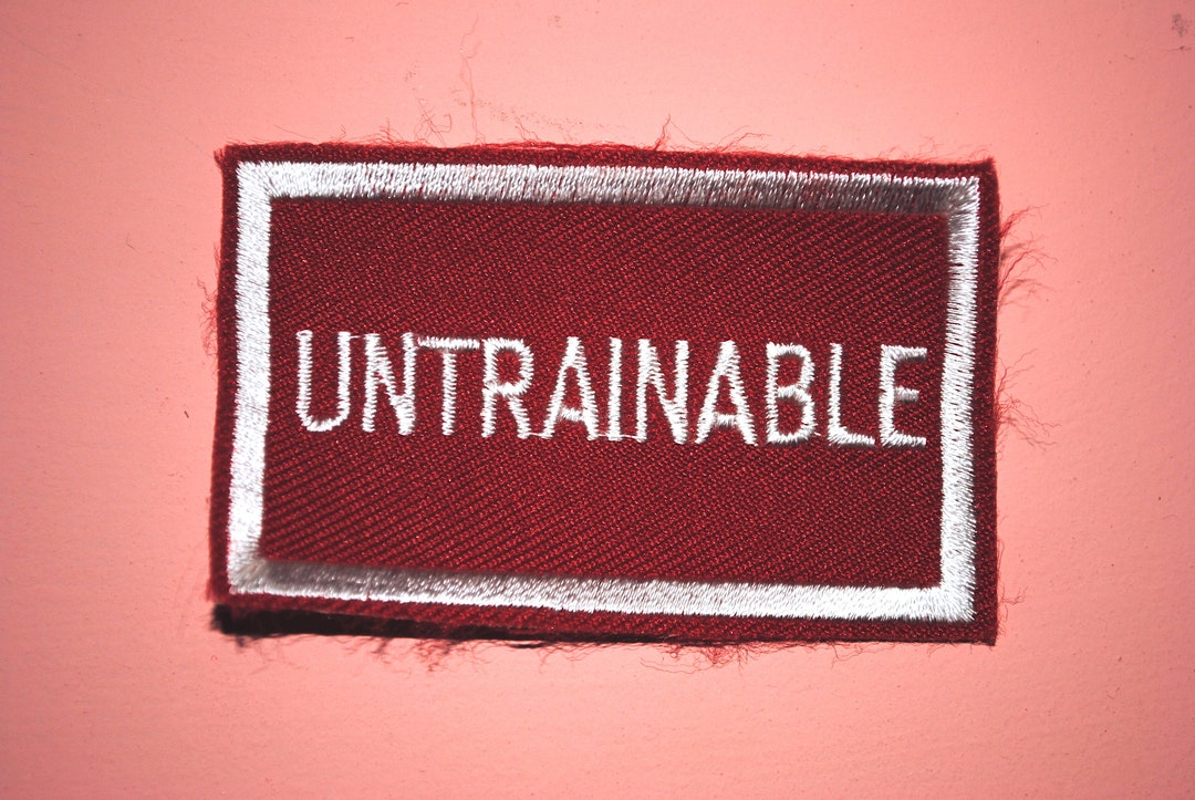 UNTRAINABLE Failure Scout Vintage Patch - Etsy UK