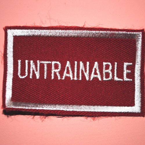 UNTRAINABLE Failure Scout Vintage Patch - Etsy