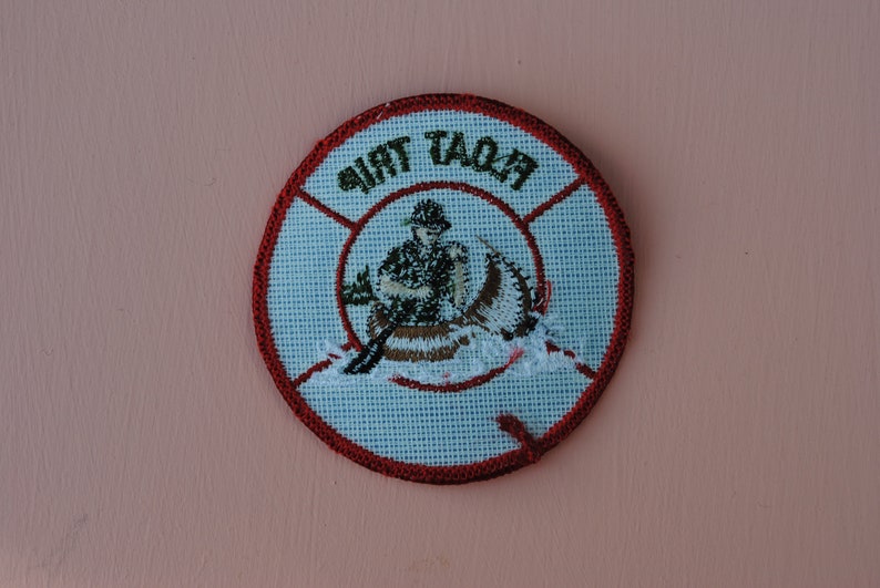 Vintage Float Trip Boy Scout River Canoe Patch | Etsy